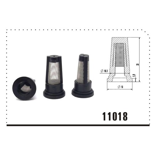 100 Pcs Fuel Injector Micro Basket Filter For Auto Injector Repair Kit ...