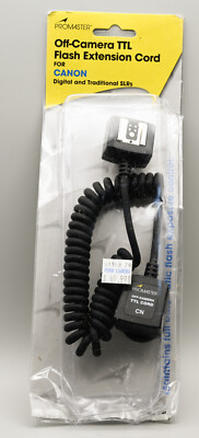 Off-Camera TTL Flash Extension Cord for Canon | eBay