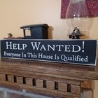 Help Wanted Rustic Primitive Distressed Shabby Sign Country Home Décor ...