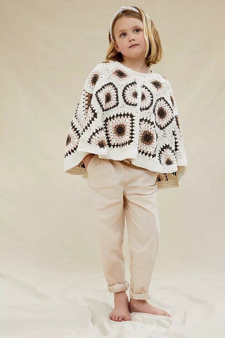 Andersen & Lauth Amber Crochet Kids Cardigan-One Size-$78-A606-6 | eBay