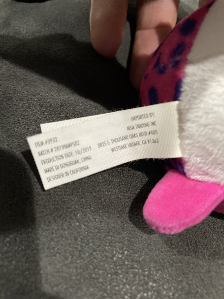 Moosh-Moosh 3 Inch Plushy Skwishy - Trixie The Cat Pink. | eBay