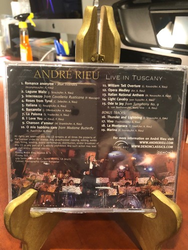 Andre Rieu: Live in Tuscany (CD, 2004) Mfg. Sealed/Read | eBay