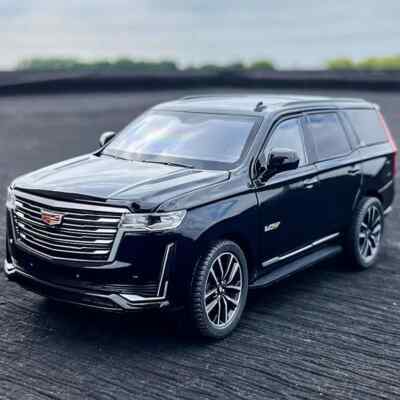 1:24 Cadillac Escalade SUV Diecast Model Car Toy Collection Sound Light ...