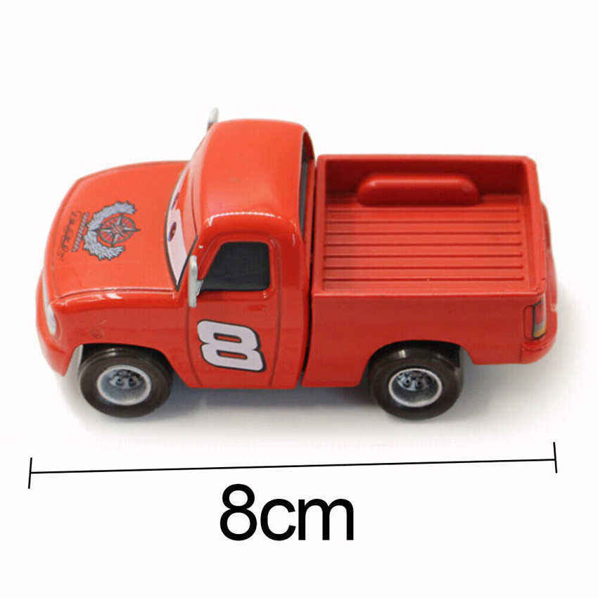 3 Pack McQueen Disney Pixar Cars Model Car NO.8 Tank Coat Truck&Pickup ...