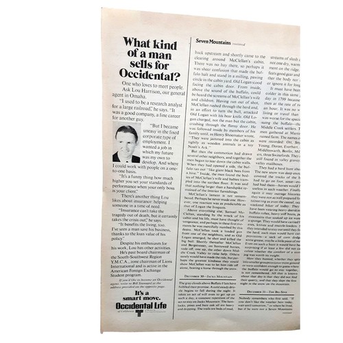 1972 Occidental Life Insurance Lou Harrison Vintage Print Ad 70s | eBay