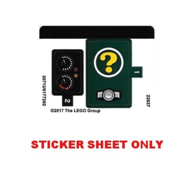 LEGO 70903 - Batman Movie - The Riddler Riddle Racer - STICKER SHEET | eBay