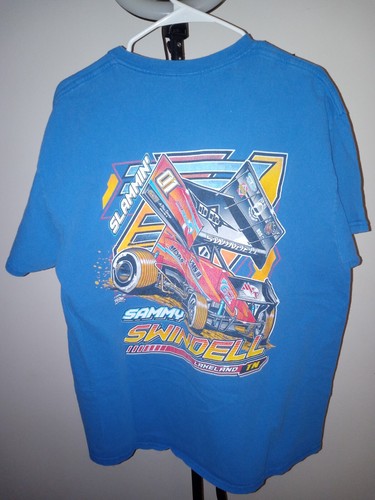 Signed Vintage Sammy Swindell RacingT shirt | eBay