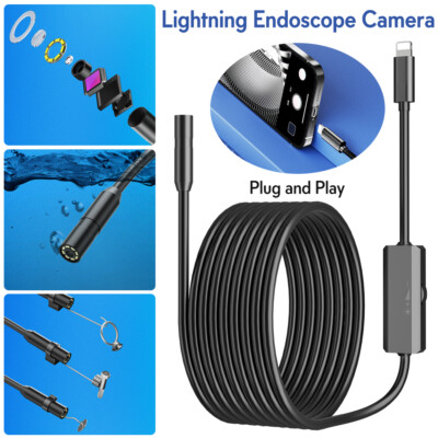 2025 Snake Endoscope Borescope Inspection Camera Scope for iPhone iPad ...