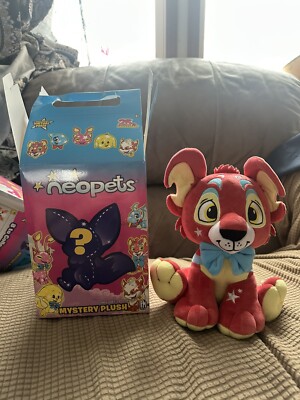 Neopets 25th Anniversary Blind Box Mystery Box Plush Kougra Code ...