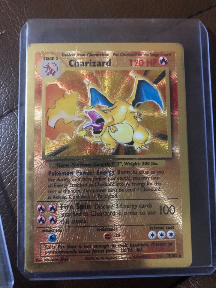 2021 Pokemon TCG - Celebrations Charizard - gold Metal Card #4 READ | eBay