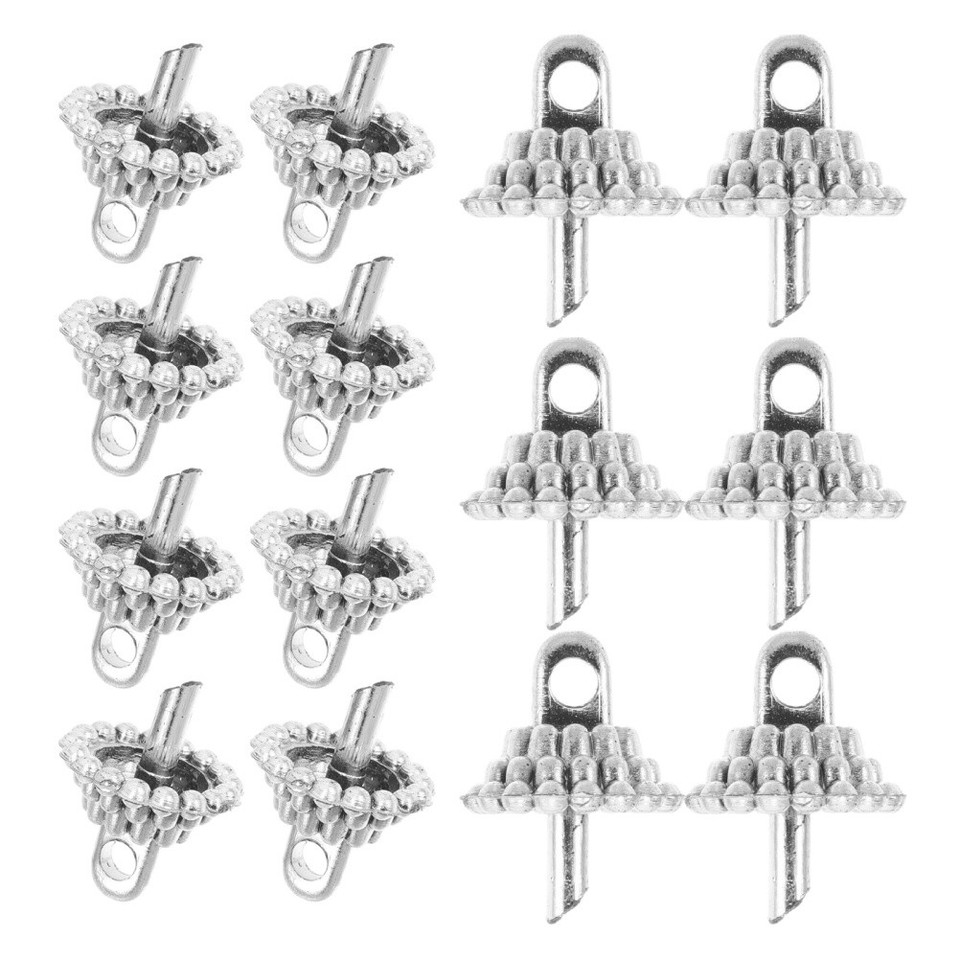 100 Pcs Plastic Christmas Ornament Caps Replacement for Disco Ball ...