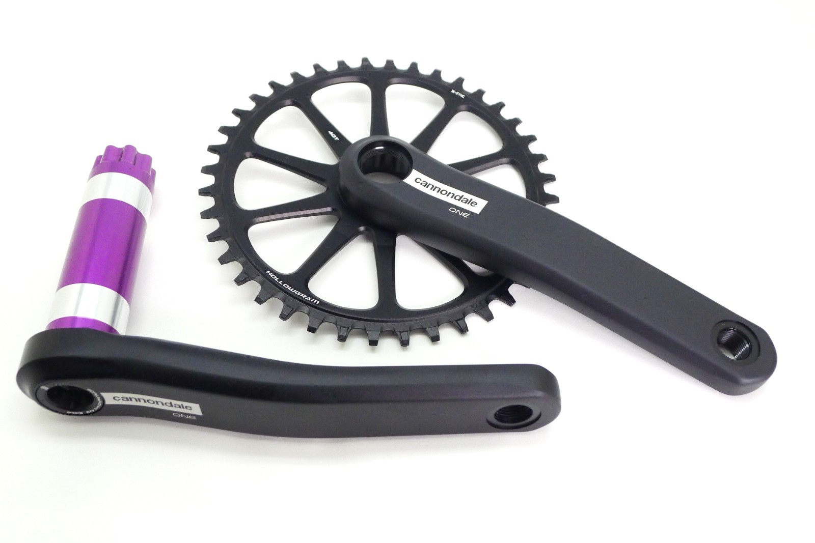 Cannondale One Hollowgram X-Sync 40T 1x Spidering 165mm Crankset | eBay