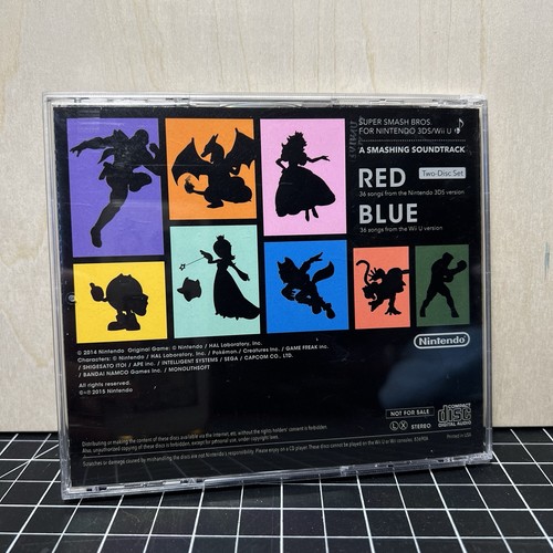 Super Smash Bros For Nintendo 3DS Wii U A Smashing Soundtrack CD | eBay