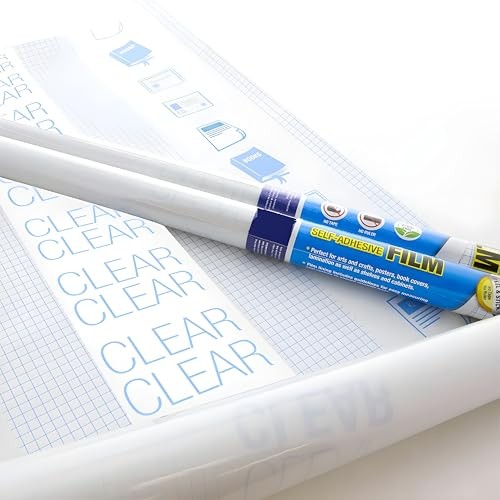 Clear Contact Paper Roll for Books – 17.5 in x 54 in | Self Adhesive ...