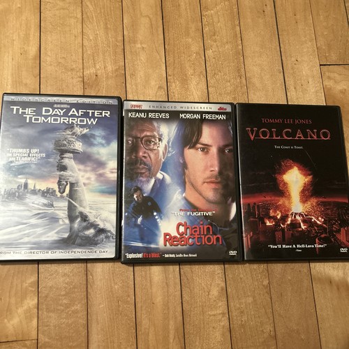 DVD 3-Pack The Day After Tomorrow Chain Reaction Volcano | eBay