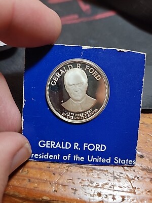 1973 Gerald R. Ford Vice President Commemorative Silver Coin/Token JRT ...