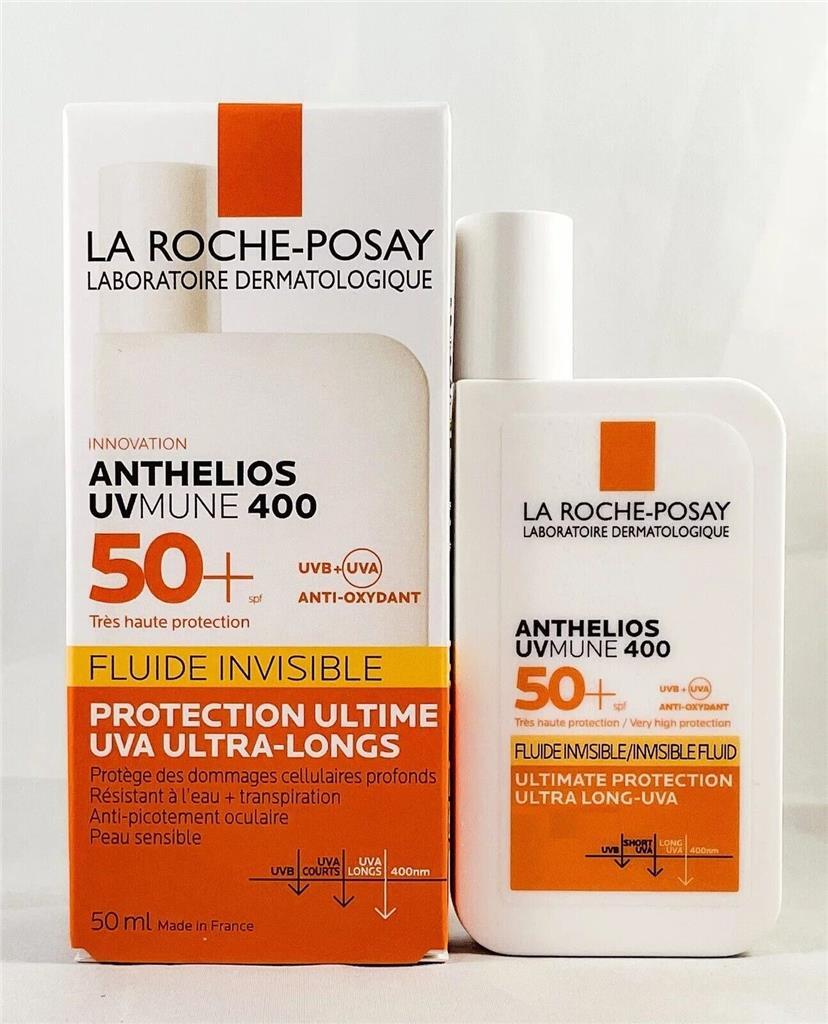 La Roche Posay ANTHELIOS UVmune 400 INVISIBLE FLUID SPF50+ 50ml EXP 08/ ...