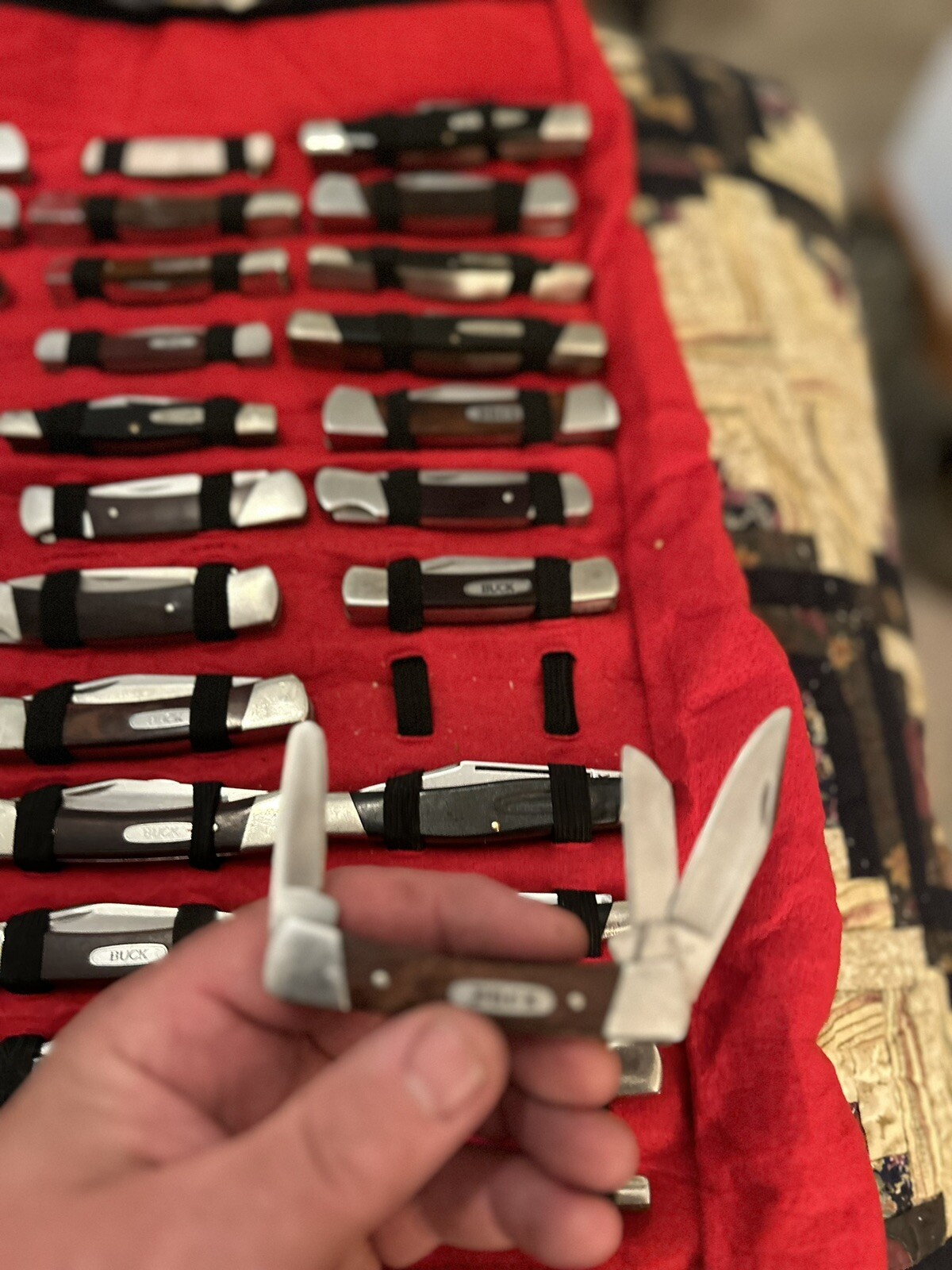 Lot Of 51 Vintage Buck Knives, Some Rare, Old Roll Cutlery, Years Of ...