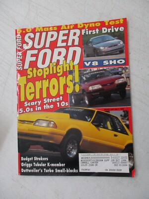 SUPER FORD MAGAZINE JULY 1996 SUPER COBRA JET TORINO GRIGGS TUBULAR K ...