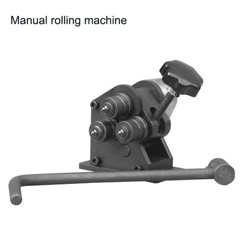 Three-roller Gear-driven Bending Tool Metal Small Hand-cranked Pipe ...