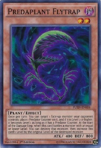 Yugioh - Predaplant Flytrap - 1st Edition Super Rare NM - Free Holographic Card | eBay