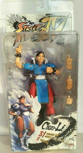 Street Fighter IV NECA Chun-Li 7" Action Figure PVC Boxed Game Version ...