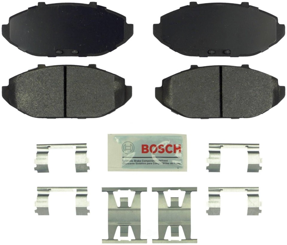 Disc Brake Pad Set-Blue Ceramic Brake Pads with Hardware Bosch BE748H ...