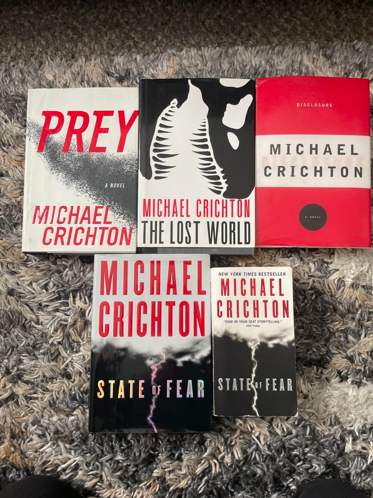 Michael Crichton book lot (Choose your own) | eBay