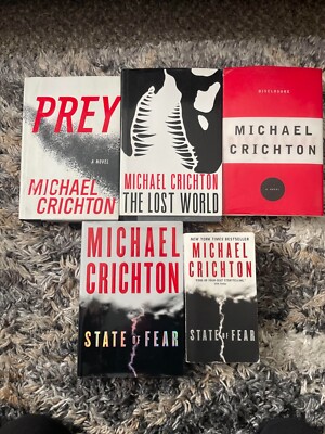 Michael Crichton book lot (Choose your own) | eBay