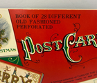 VTG Book of 28 Old Fashioned Perforated Christmas POST CARDS Booklet ...