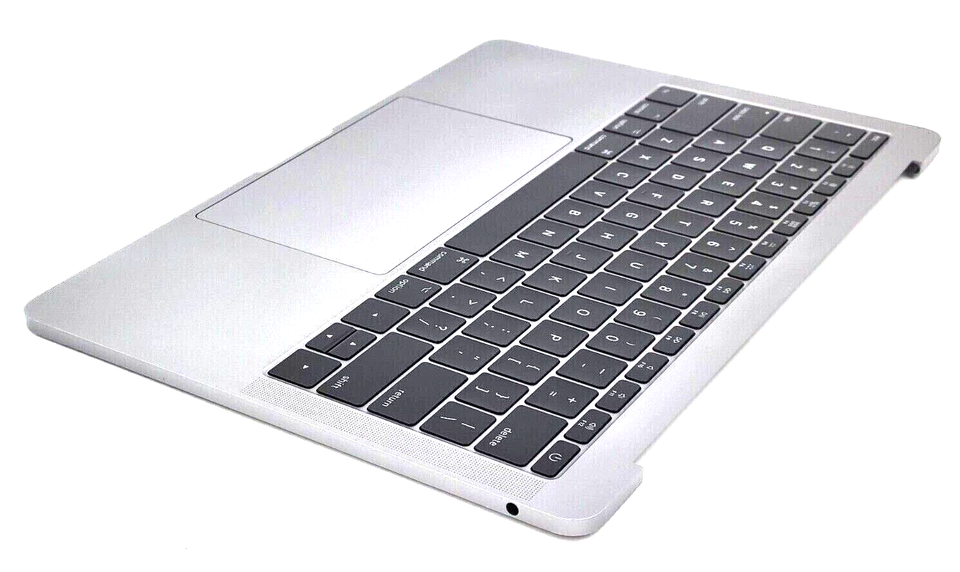 OEM MacBook Pro 13" A1708 2016 2017 Palmrest Keyboard Topcase Silver ...