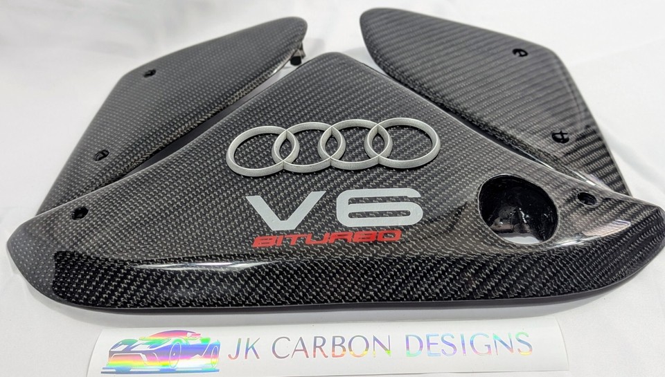 Audi B5 S4 Carbon Fiber Engine Covers | eBay