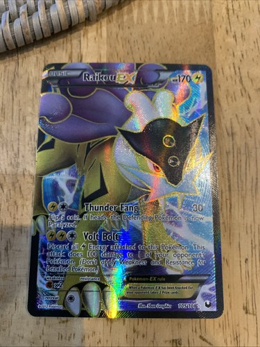 Raikou EX (105 Full Art) 105/108 Dark Explorers Holo Pokémon Card | eBay UK