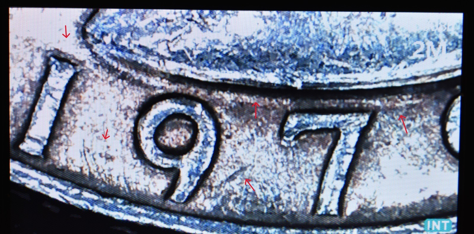 1979 D Washington Quarter Error Filled Mint Mark, Closed AM, Wing, DD ...