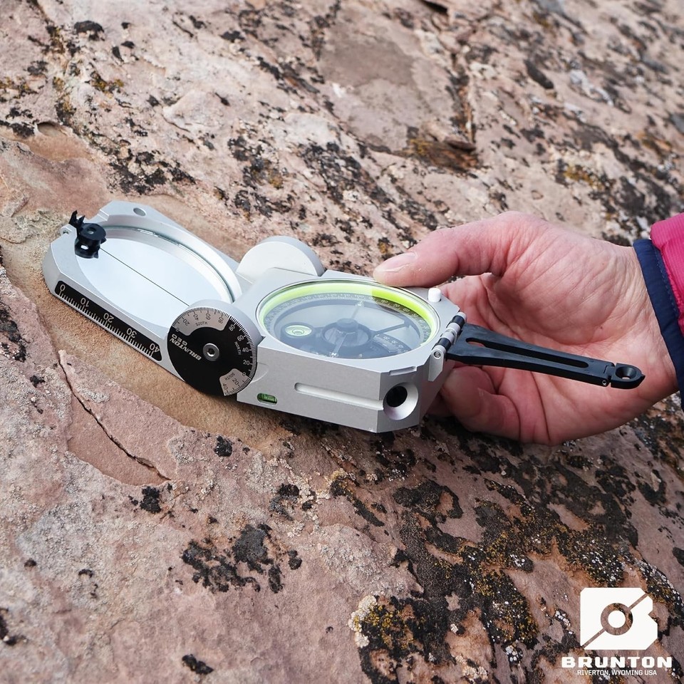 Durable Geological Transit Compass with Tripod Mount and 0-360 Degree ...