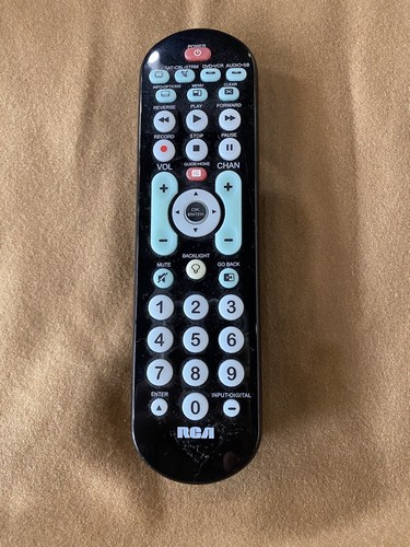 RCA 4-Device Big-Button Universal Remote Control with Backlit Keypad ...