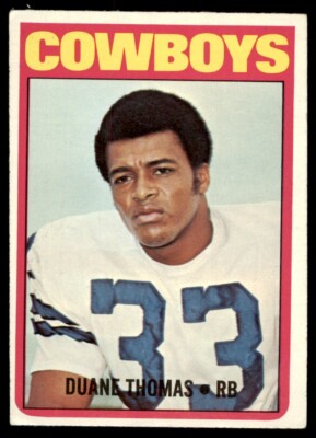 1972 Topps Duane Thomas Dallas Cowboys #180 | eBay