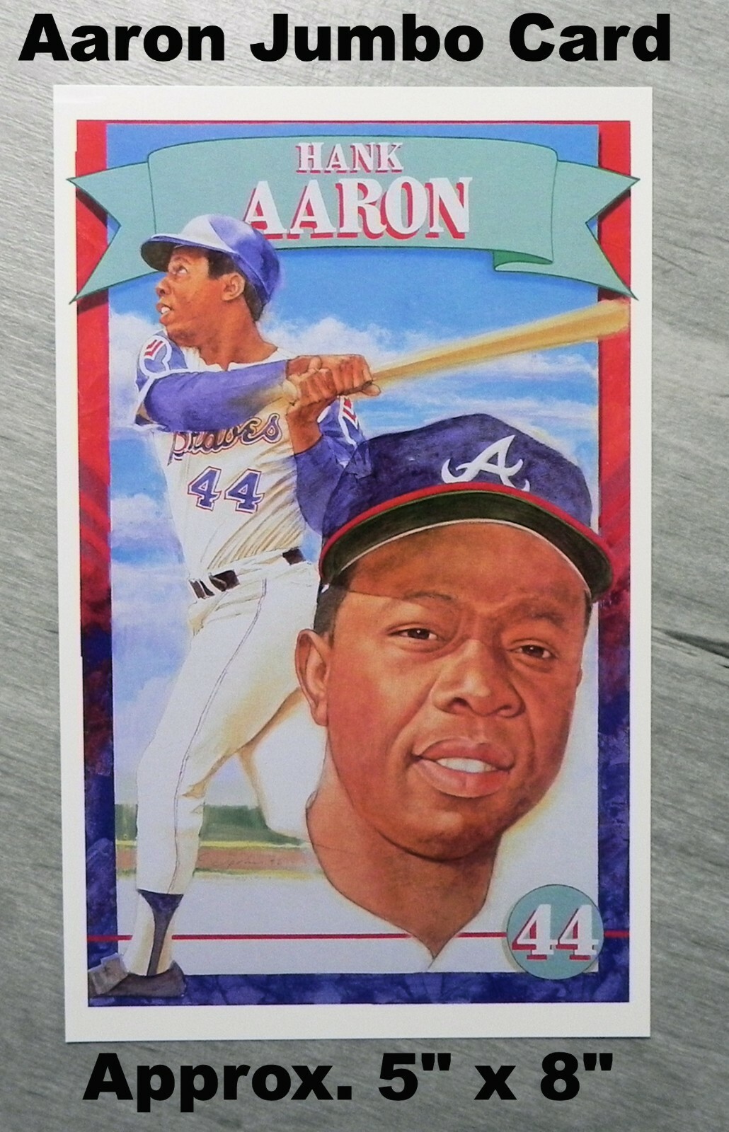 HENRY AARON 1992 Allan Kaye's Jumbo Card #2 _ Exact Card (D) | eBay