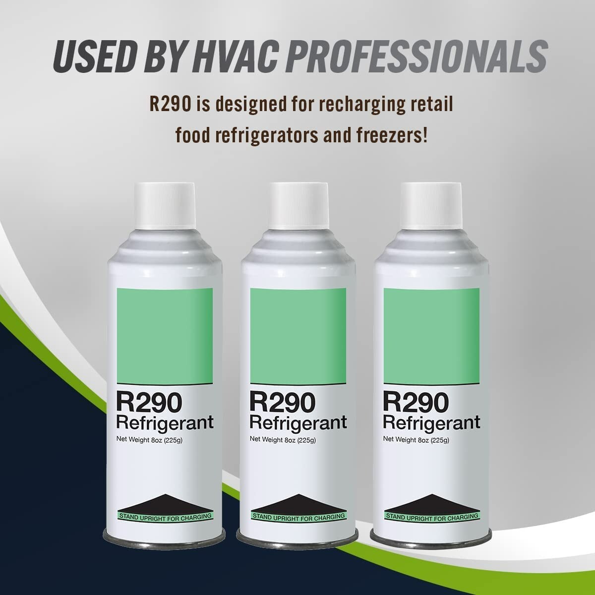 Leak Saver Refrigerant R290 - Upright Liquid Charging Self-Sealing Can ...