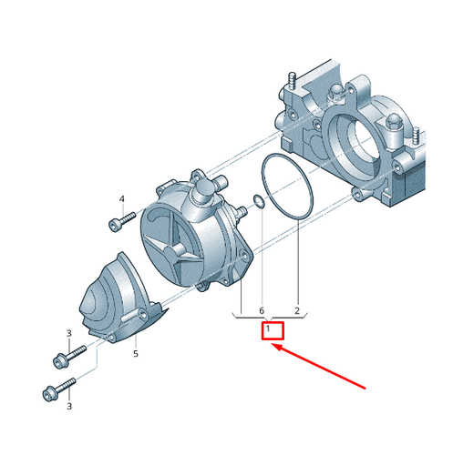 New AUDI Q7 4L Engine Vacuum Pump 059145100J | eBay