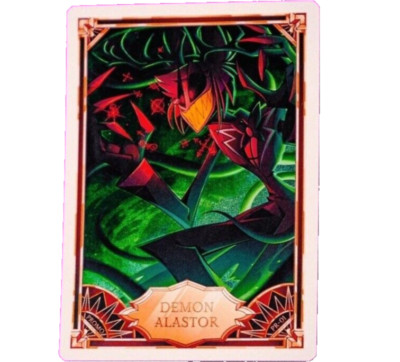 Hazbin Hotel Trading Card Demon Alastor Foil Promo Card - PREORDER ...