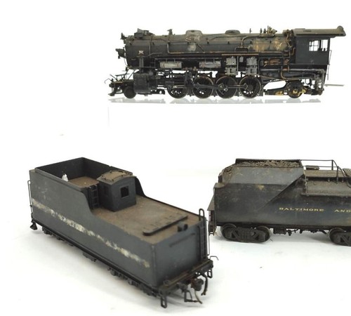 NJ Custom Brass HO Scale Mountain 4-8-2 Powered Steam Locomotive and ...