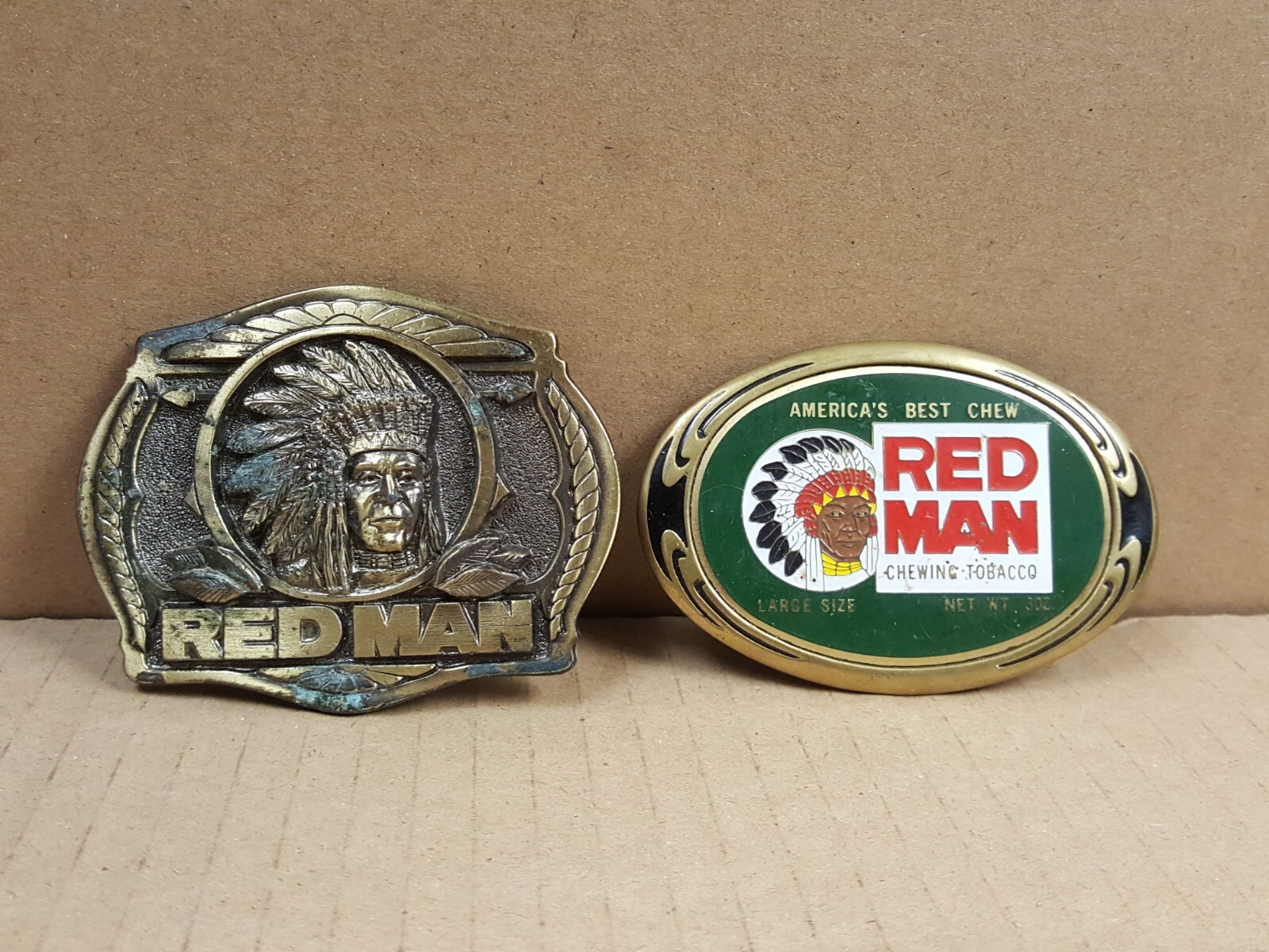 Lot of 2 Vintage Red Man 1986 NAP & 1988 Solid Brass … - Gem