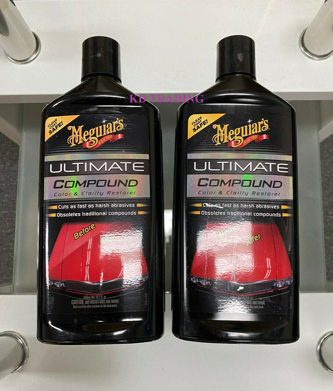 (2-Pack) Meguiar's ULTIMATE COMPOUND Car Color Clarity Restorer G17216 ...