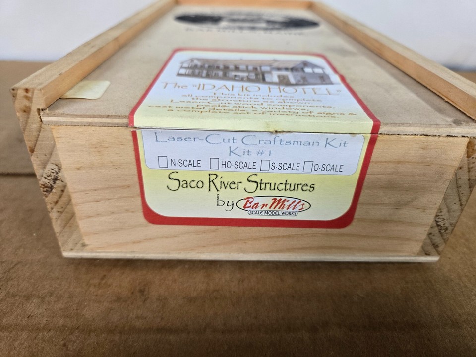 JBF Saco River Structures Bar Mills Idaho Hotel HO Model Kit New | eBay