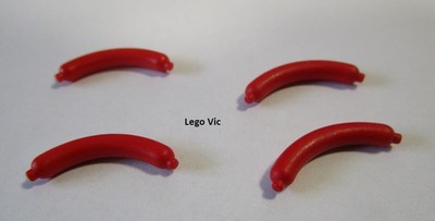 Lego 33078 x4 Sausage Red Saucisse City Friends Disney Hobbit Ninjago ...