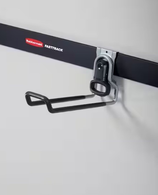 Lot Of 3 Rubbermaid FastTrack Garage Organizer Wall Hangers | eBay