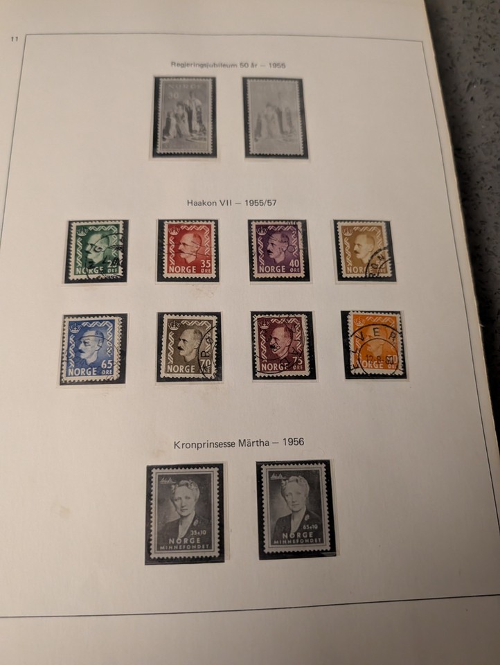 NORWAY Post Stamps album from 1945 about 400 stamps **SEE PHOTOS** | eBay