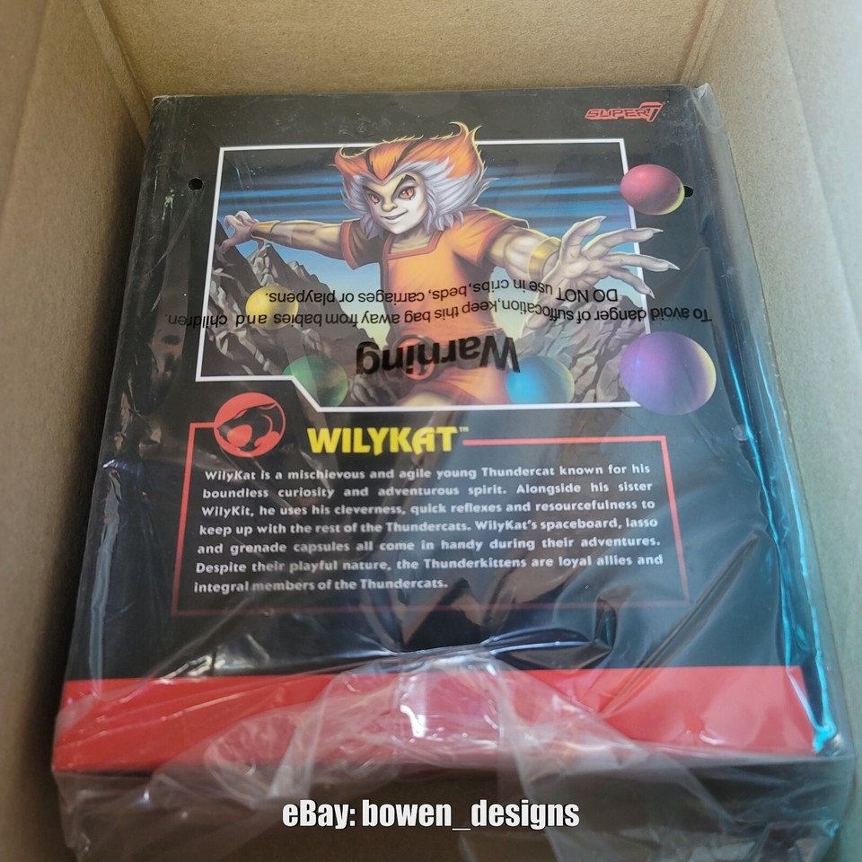 Super 7 ThunderCats Classic 1980s Cartoon WILYKAT Ultimates Figure Wave ...