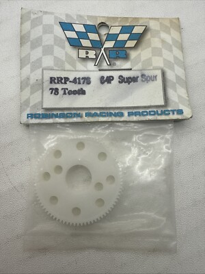 Robinson Racing Products Super Machined Spur Gear 78T 64P 4178 B27 | eBay